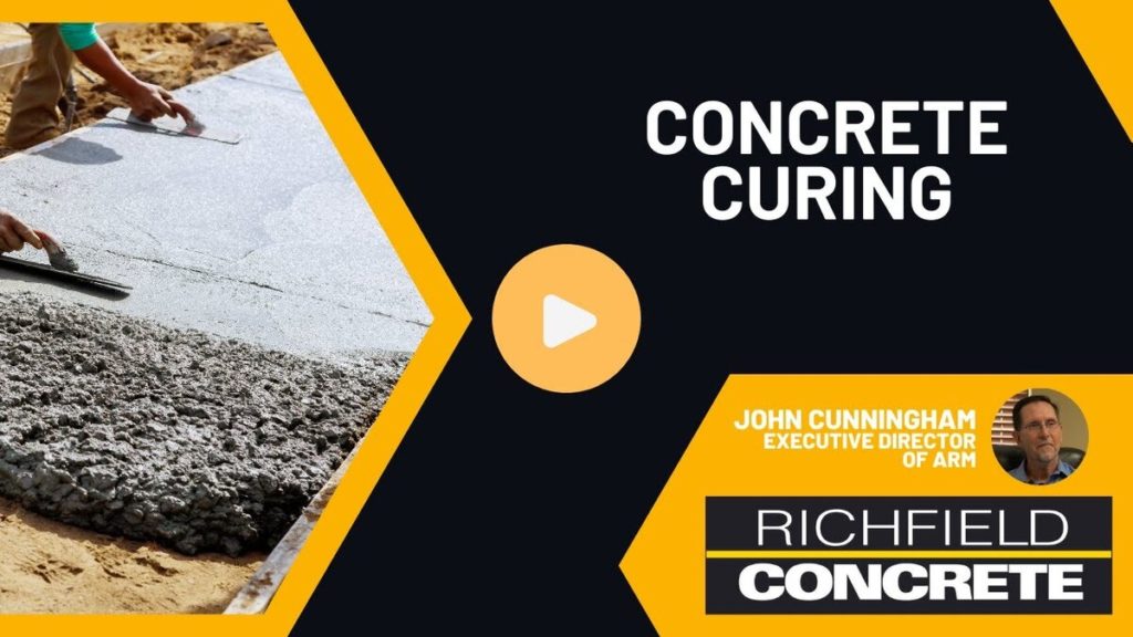 concrete curing - Richfield Concrete
